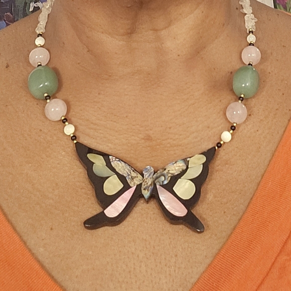 Lee Sands | Jewelry | Vintage Lee Sands Butterfly Necklace | Poshmark